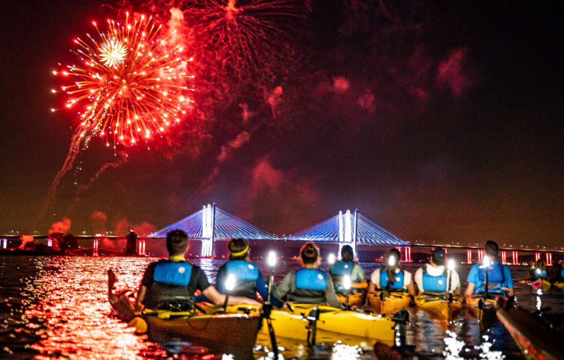 Fireworks Kayak | Kayak Hudson | Hudson River Recreation