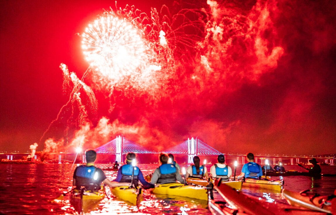 Fireworks Kayak | Kayak Hudson | Hudson River Recreation