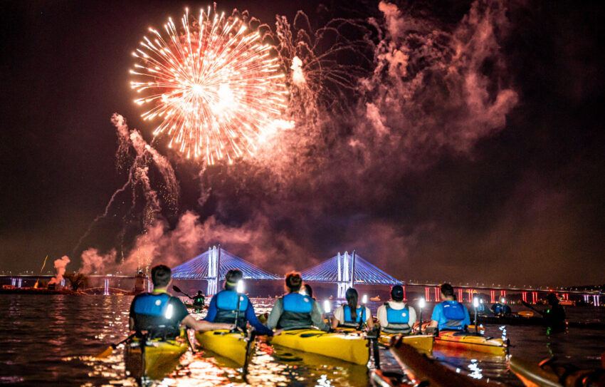 Fireworks Kayak | Kayak Hudson | Hudson River Recreation